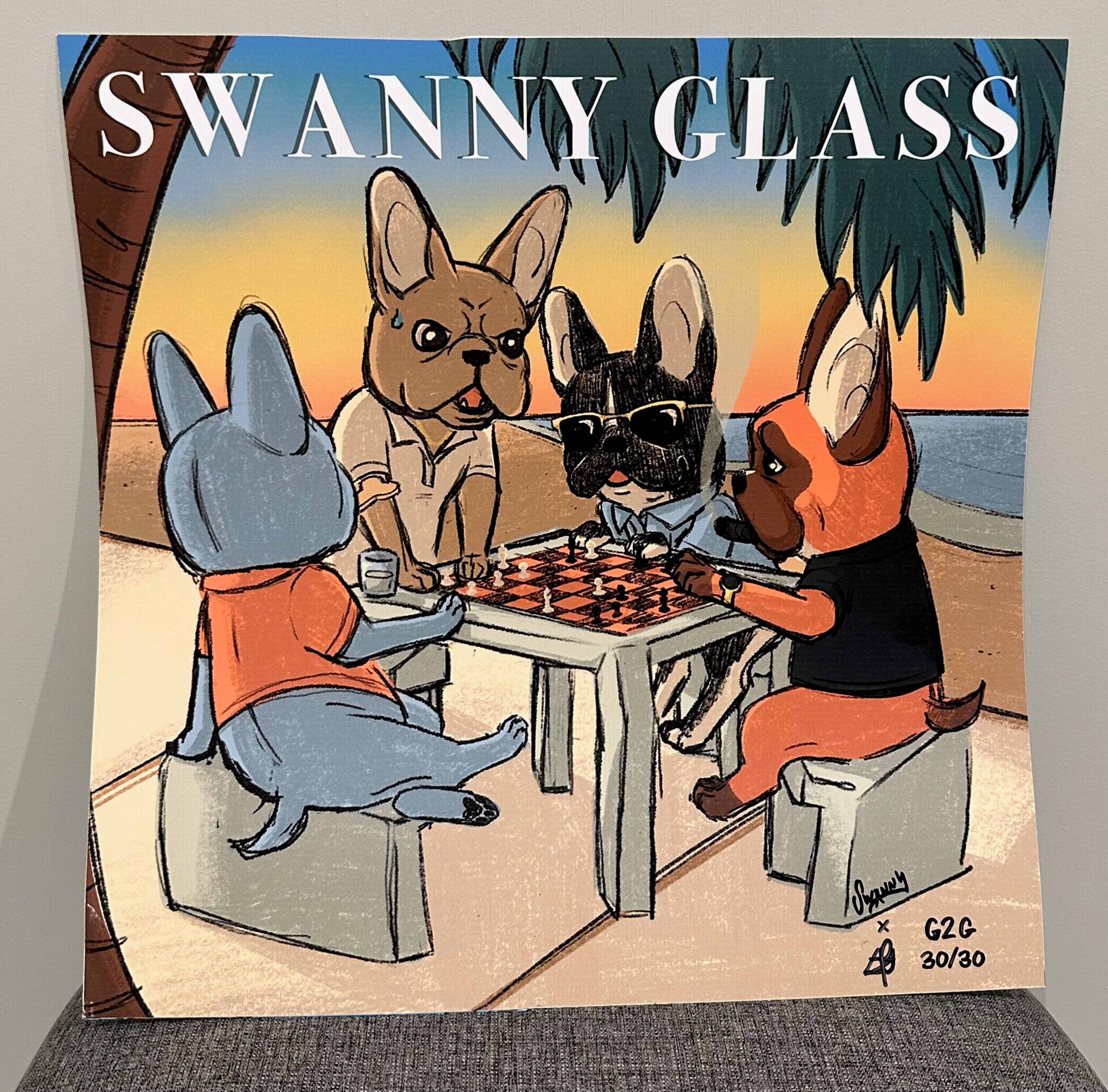 Signed Poster by Swanny x Luka (2023) – Glass2Grass